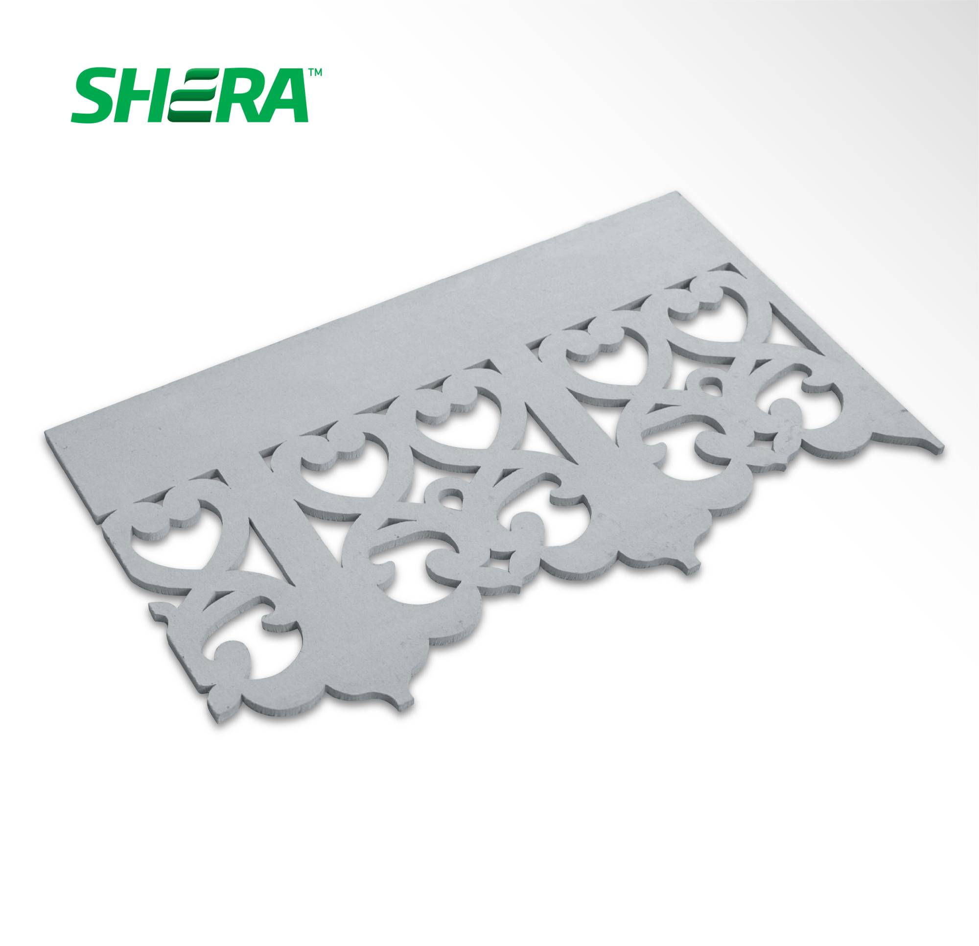 Shera Wood Eave Lace Heart 8MM (T) x 300MM (W) x 1000MM (L)